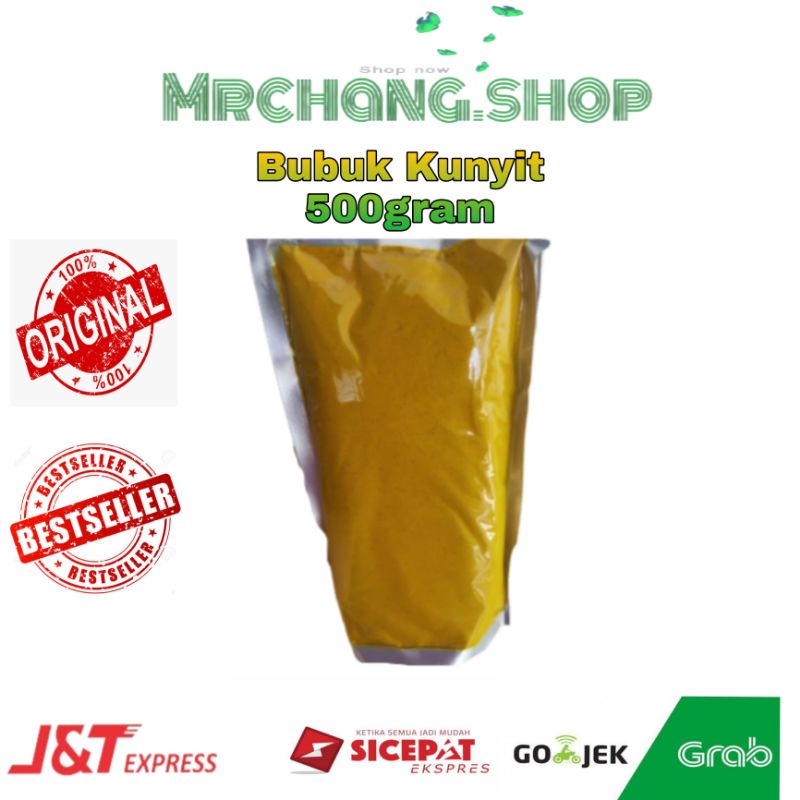 Jual Kunyit / bubuk kunyit / serbuk kunyit / kunyit kuning 500gram ...