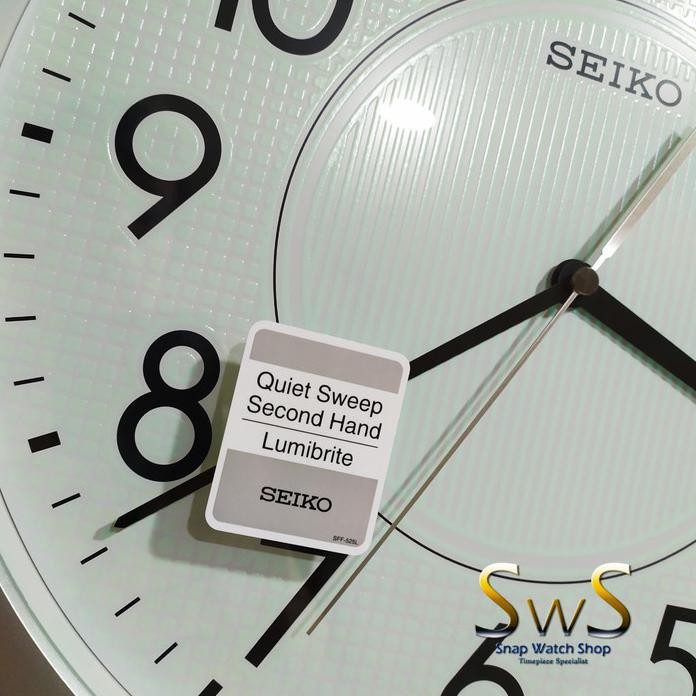 Jual JAM DINDING SEIKO QXA629 QXA629S GLOW IN THE DARK SWEEP ORIGINAL ...