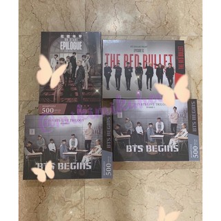 Jual OFFICIAL BTS JIGSAW PUZZLE WORLD TOUR POSTER THE RED BULLET BEGINS ...