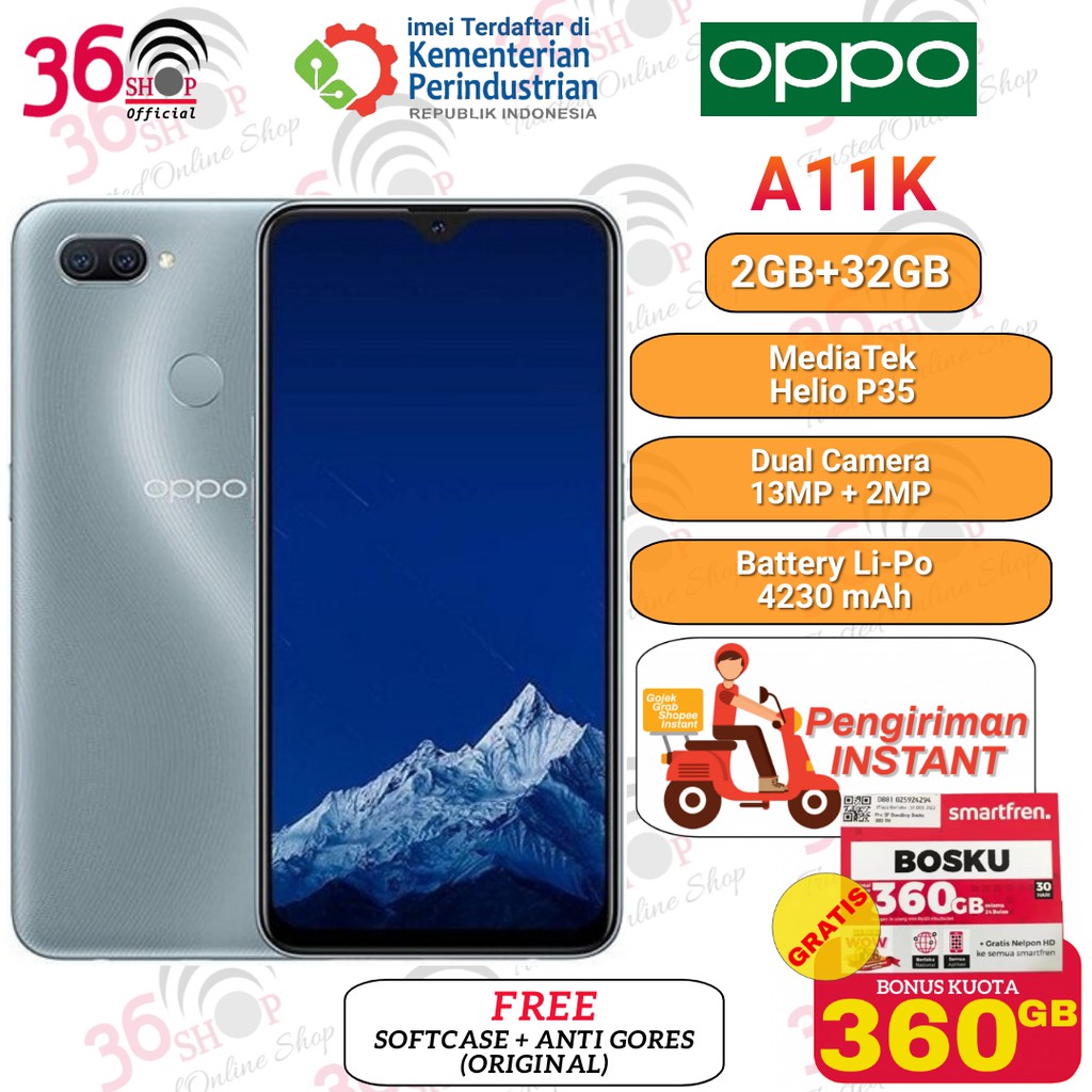 Jual Oppo A11k 2GB+32GB Garansi Resmi Oppo | Shopee Indonesia
