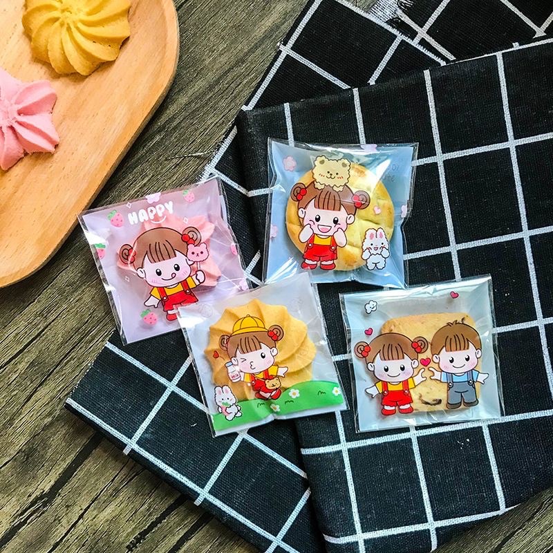 Jual isi 10 plastik cookies /plastik cookies lucu 7x7 / plastik kue ...