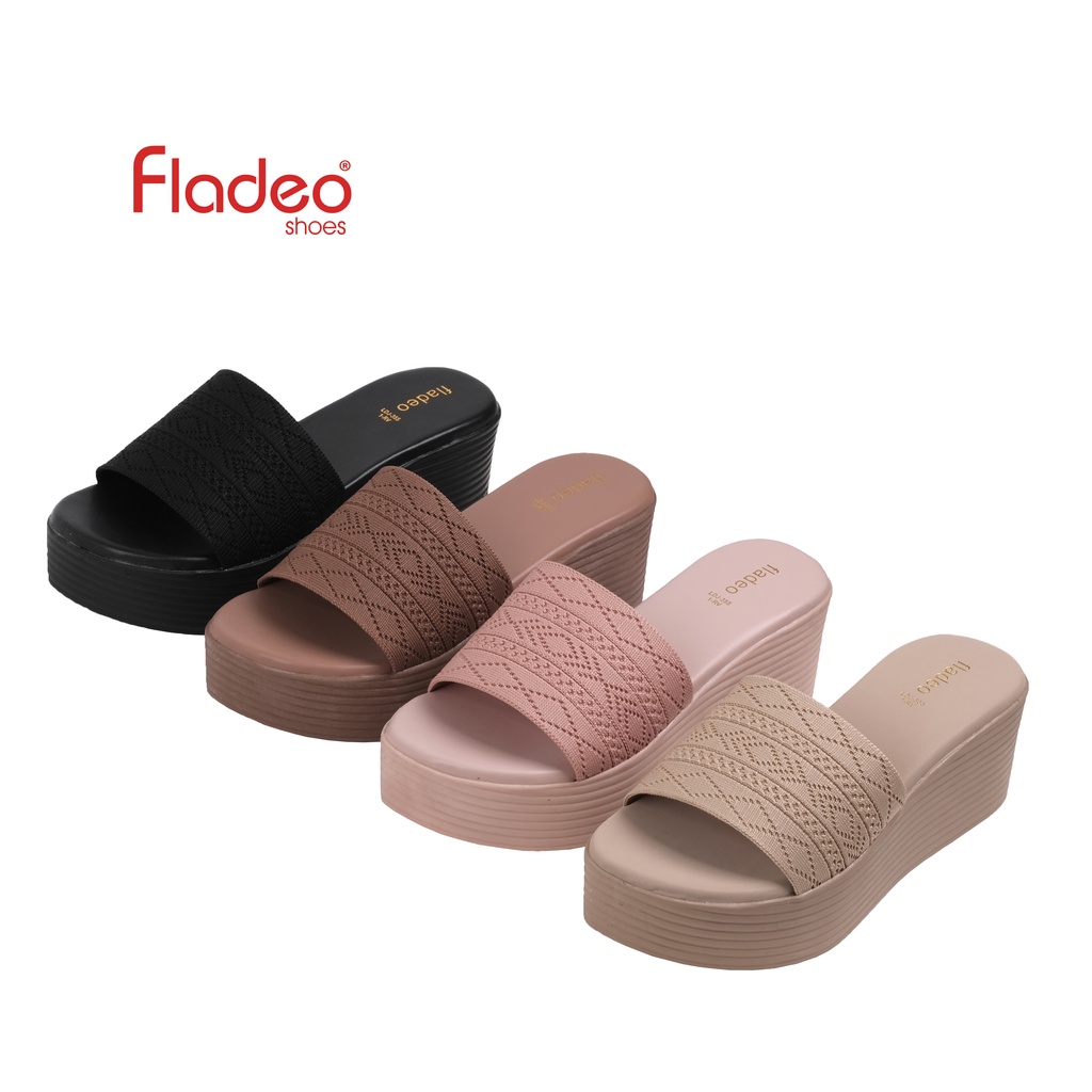 Jual Fladeo A22/LDJ355-1RV/Sandal Wedges Wanita [ Wedges Sandals ...