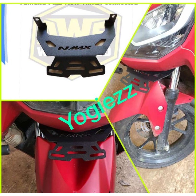 Jual bracket plat no nmax 2020 dudukan plat no depan yamaha all new ...