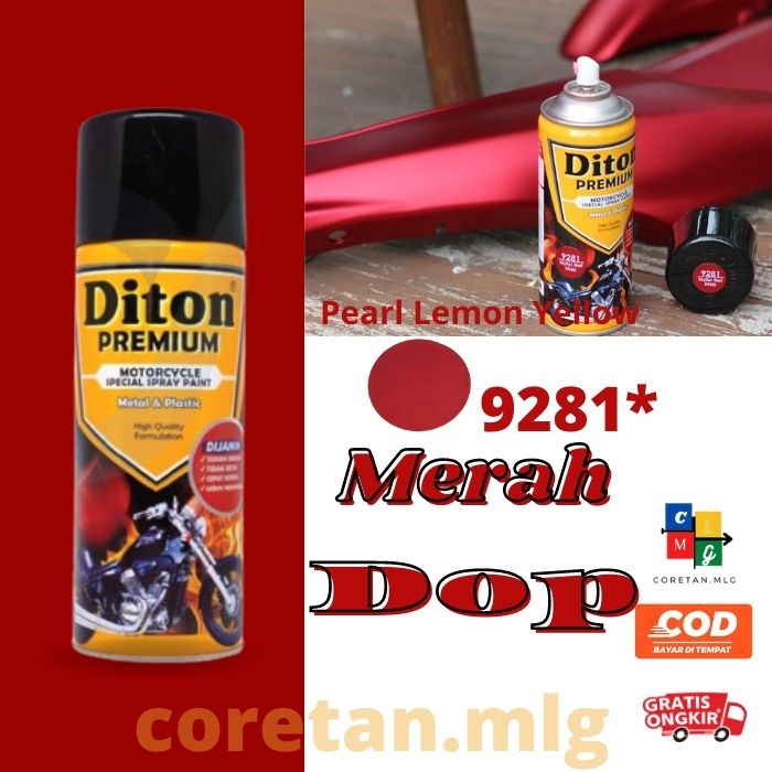 Jual Pilok Pilox Diton Premium Stylist Red Matt 9281 Merah Doff Honda ...