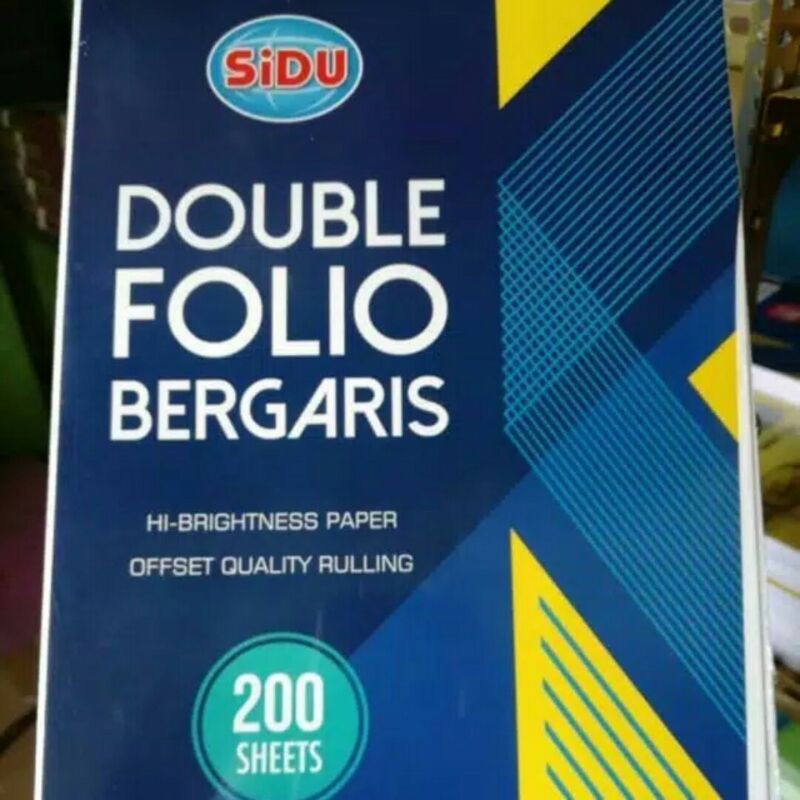 Jual Kertas folio bergaris isi 200 lembar | Shopee Indonesia