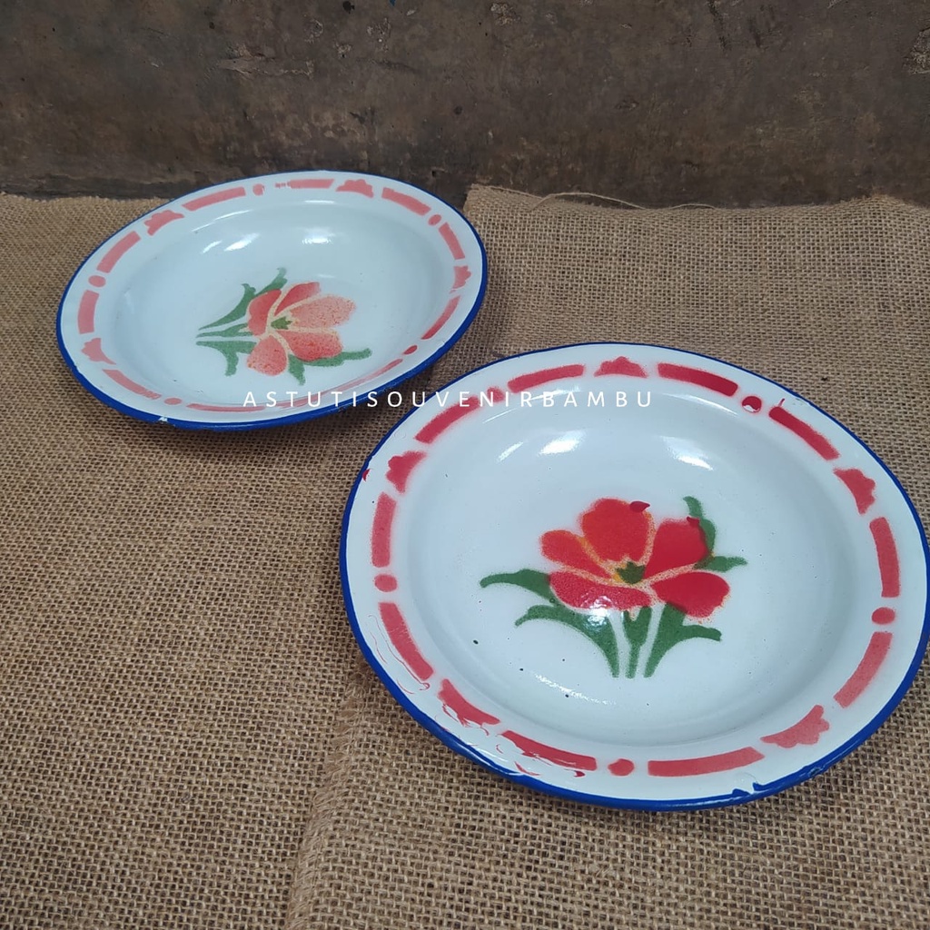 Jual PIRING ENAMEL PIRING BLEK / piring seng / piring jadul / piring ...