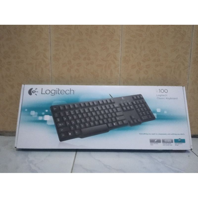 Jual KEYBOARD LOGITECH K100 NEW (sisa proyek) | Shopee Indonesia