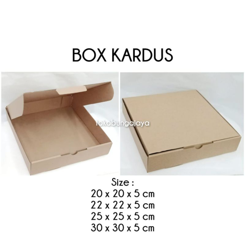 Jual BOX KARDUS TINGGI 5CM (5pc)/KOTAK KARTON | Shopee Indonesia