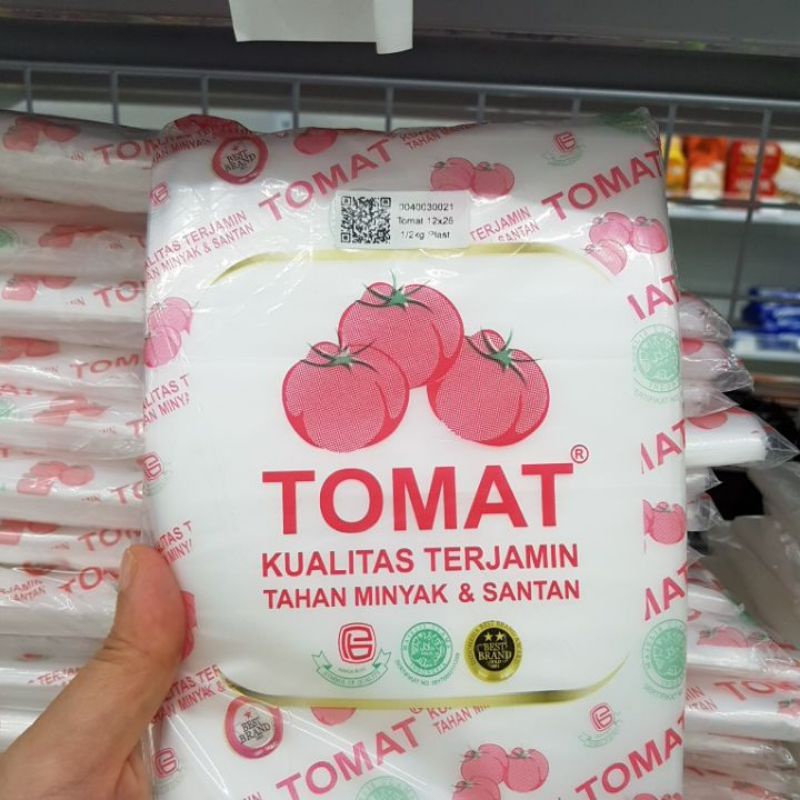 Jual Plastik Tomat Tebal/ Plastik Kiloan Tomat 1/4kg, 1/2kg, 1kg, 2kg ...