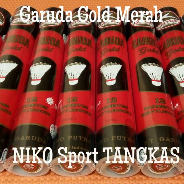 Jual Shuttlecock Garuda Gold Merah (Cock Garuda Original) | Shopee ...