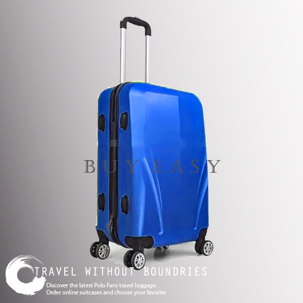Jual Koper Kabin ukuran 18 inch bahan ABS Hardcase warna Biru Navi ...
