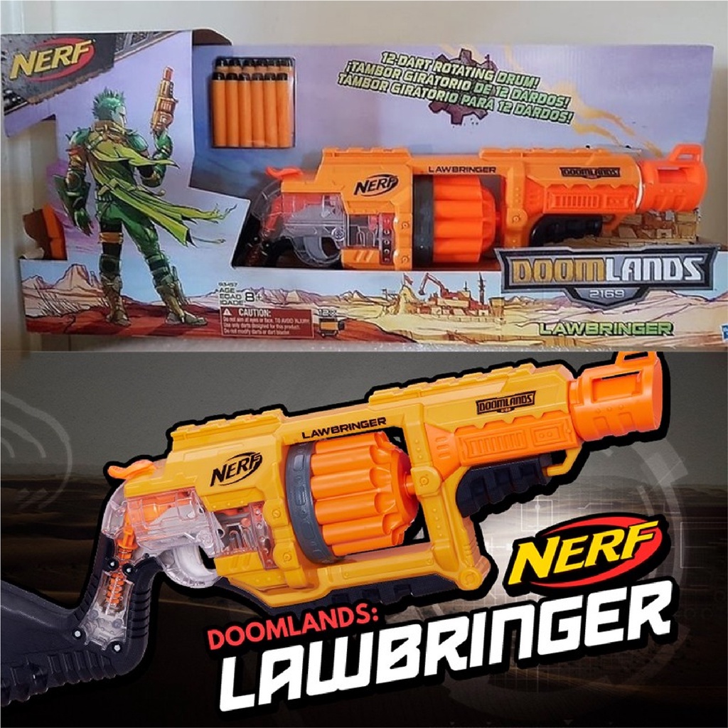 Jual Nerf Doomlands 2169 Lawbringer Blaster | Shopee Indonesia