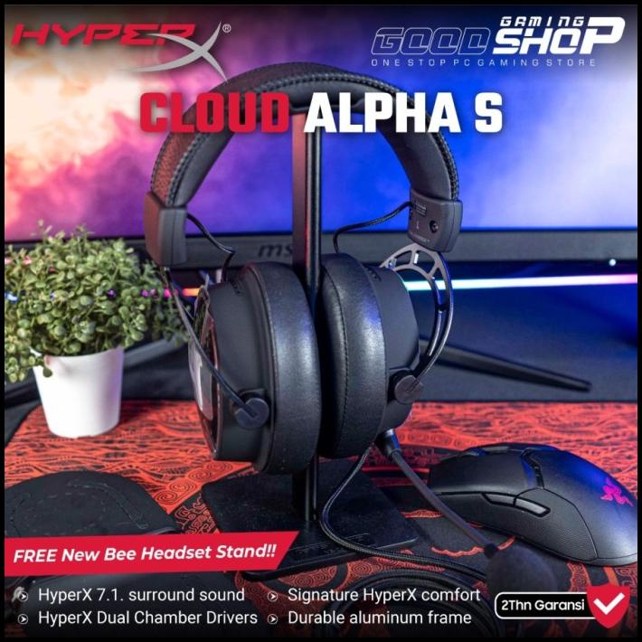Jual Hyperx Cloud Alpha S Blackout Black On Black | Shopee Indonesia