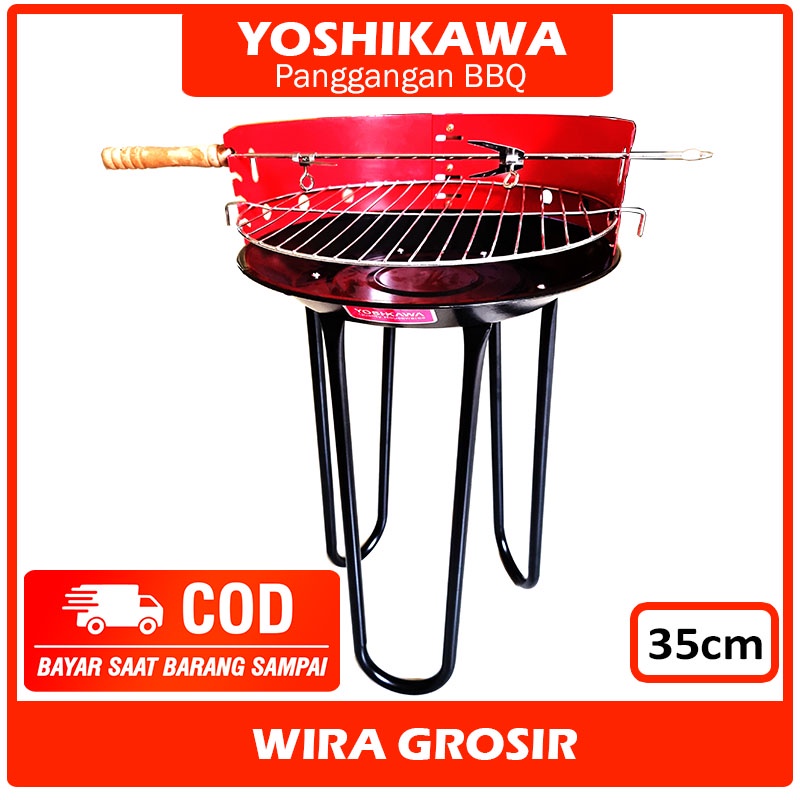 Jual Yoshikawa Alat Panggangan Arang 35cm | Bbq Grill Pan | Bakaran Areng | Perangkat Memanggang ...
