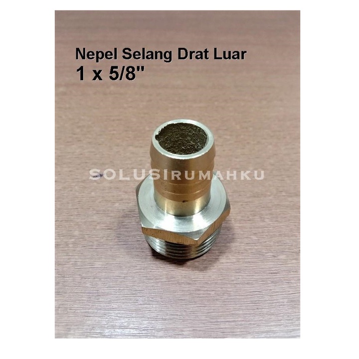 Jual Nepple Selang Air Drat Luar 1" Selang 5/8" Nipple Nipel Nepel ...