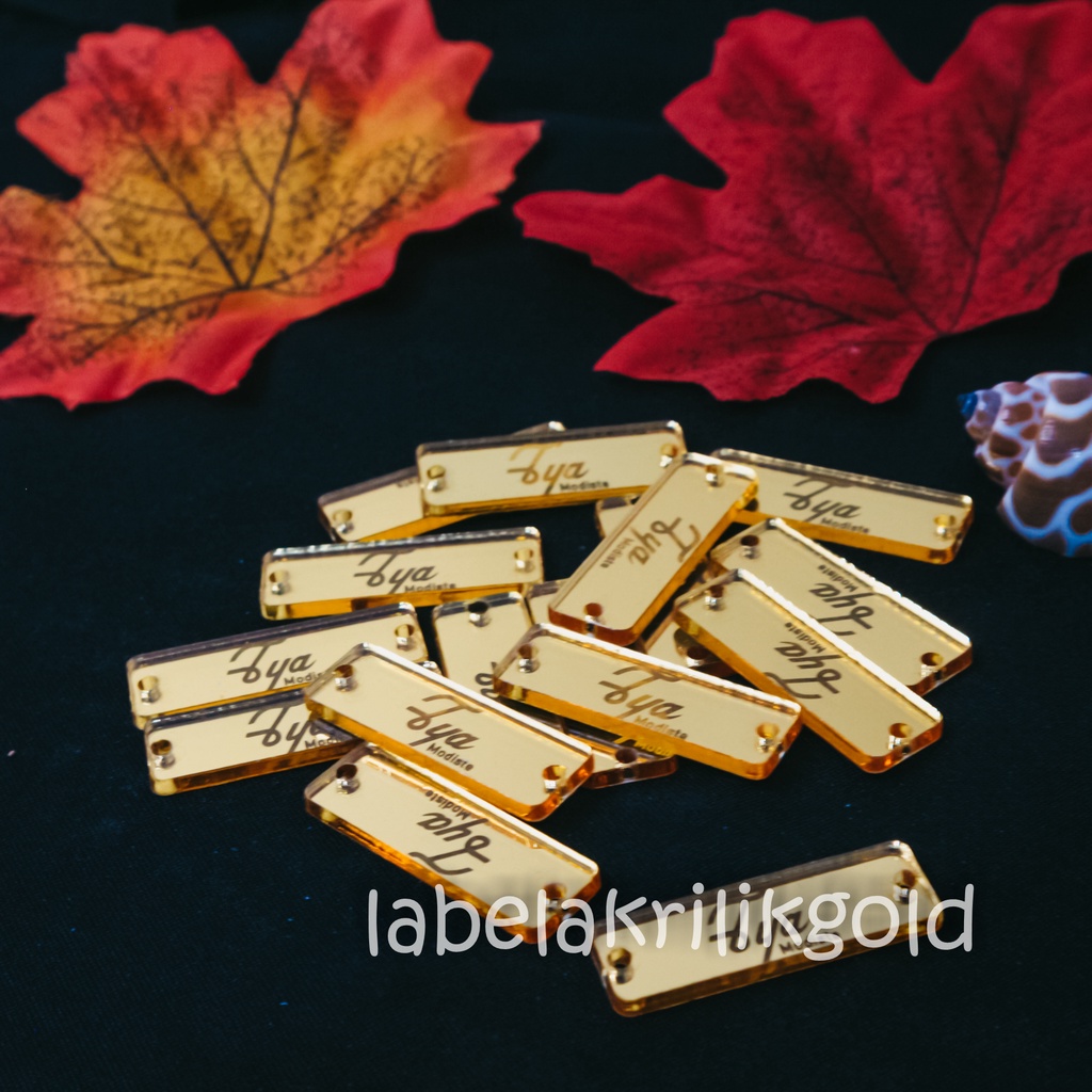 Jual label hijab | label baju | label akrilik | custom label | label ...