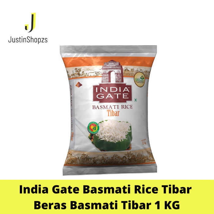 Jual Beras Basmati India Gate Tibar 1 KG India Gate Tibar Basmati Rice ...