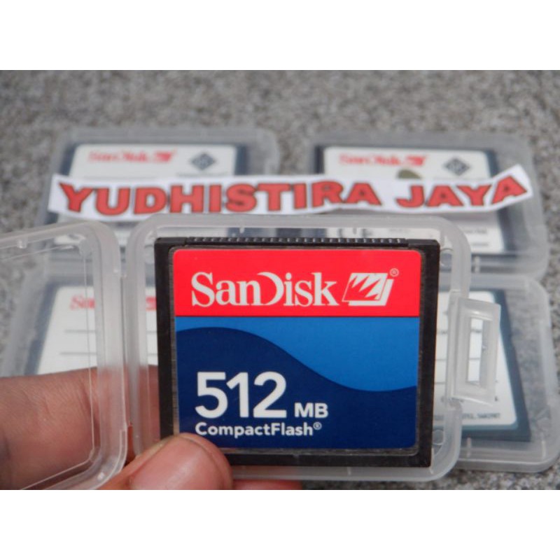 Jual SanDisk Memory Card CF 512MB Compact Flash Digital | Shopee Indonesia