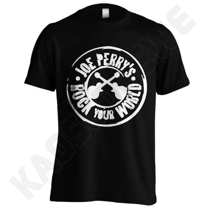 Jual KAOS JOE PERRYS 01 - KGD - HITAM UKURAN S-XXL | Shopee Indonesia