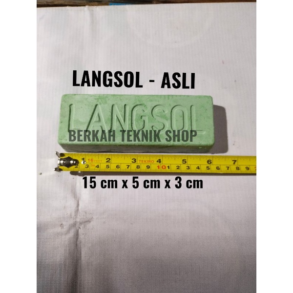 Jual ORI LANGSOL BATU IJO ASLI BATU POLES PENGKILAP STAINLES LOGAM ...
