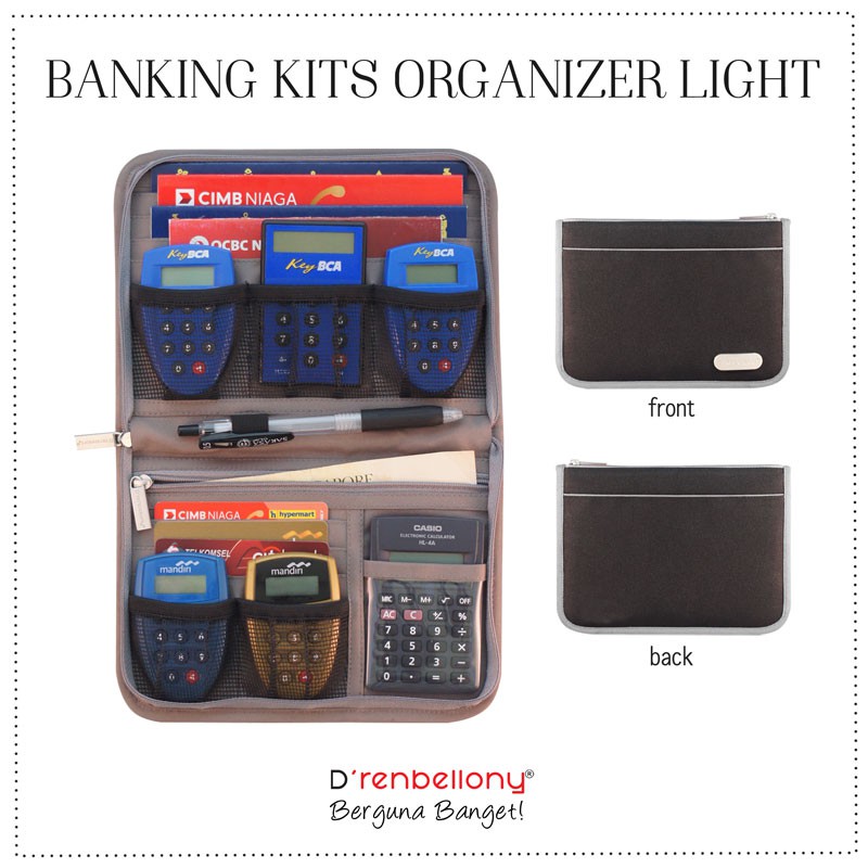 Jual Dompet Token Bank Banking Kits Organizer DRENBELLONY | Shopee ...