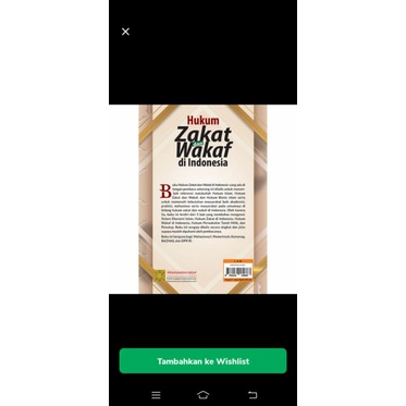 Jual BUKU HUKUM ZAKAT DAN WAKAF DI INDONESIA ORIGINAL PRENADA | Shopee Indonesia