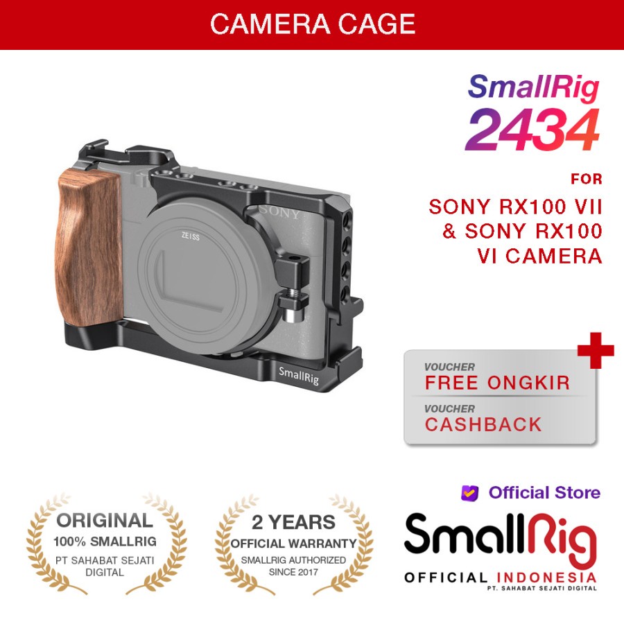 Jual Smallrig Cage For Sony Rx100 Vii And Rx100 Vi Camera 2434 | Shopee ...