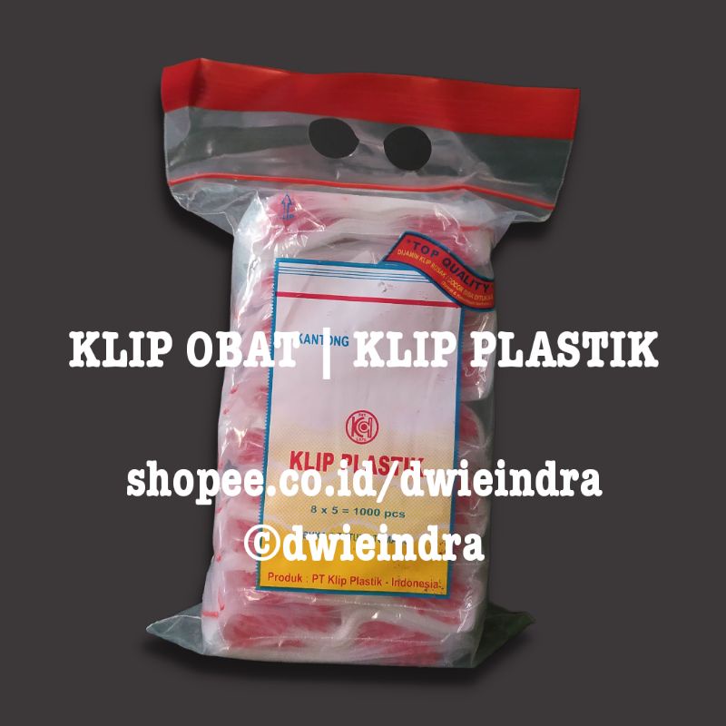 Jual PLASTIK KLIP OBAT UKURAN 8x5 | PLASTIK OBAT KLIP | PLASTIK OBAT ...