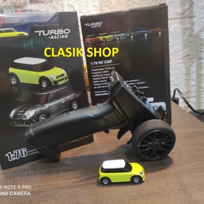 Jual RC Turbo Racing Mini Cooper 1:76 mirip bgt Hot wheel FULL PROPO ...