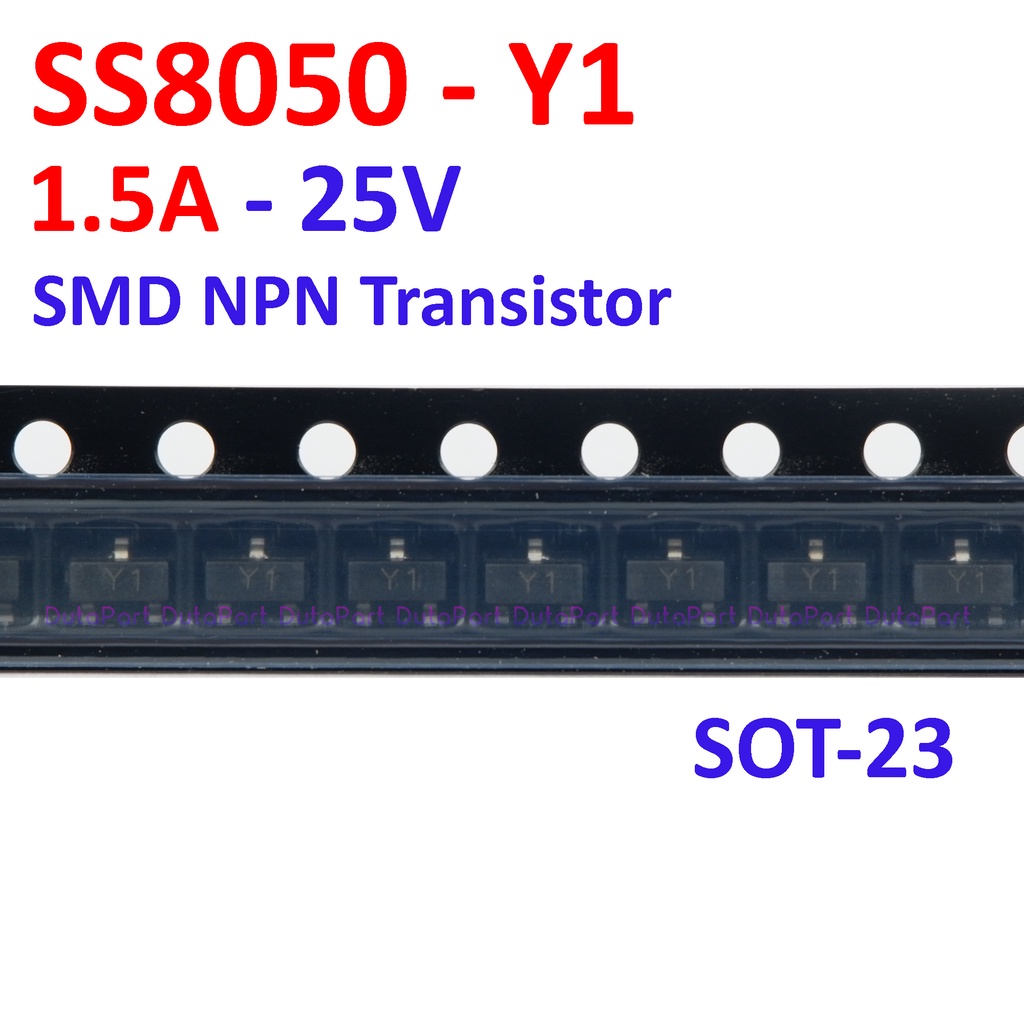 Jual Y1 SS8050 SS 8050 1.5A 25V SMD NPN Transistor SOT-23 | Shopee ...