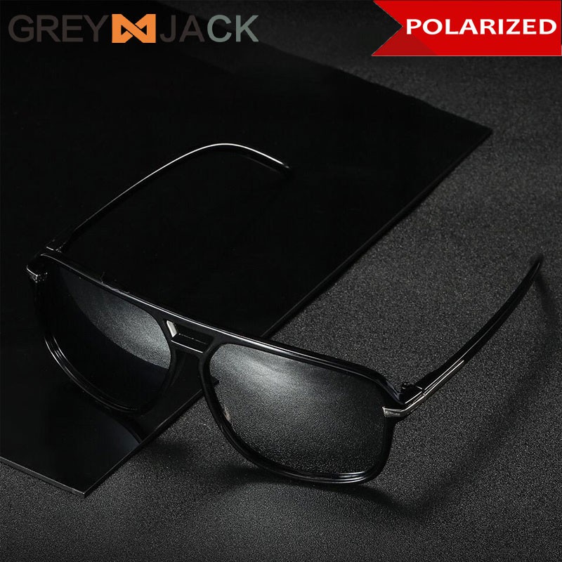Jual Grey Jack Kacamata Hitam Aviator Sunglasses Polarized Anti Uv Anti