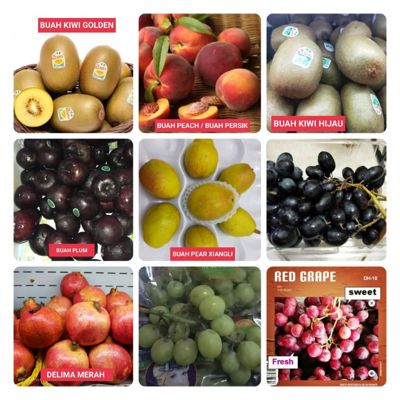 Jual Buah Exotic Impor Buah Peach Buah Kiwi Buah Plum Buah Persik Buah ...
