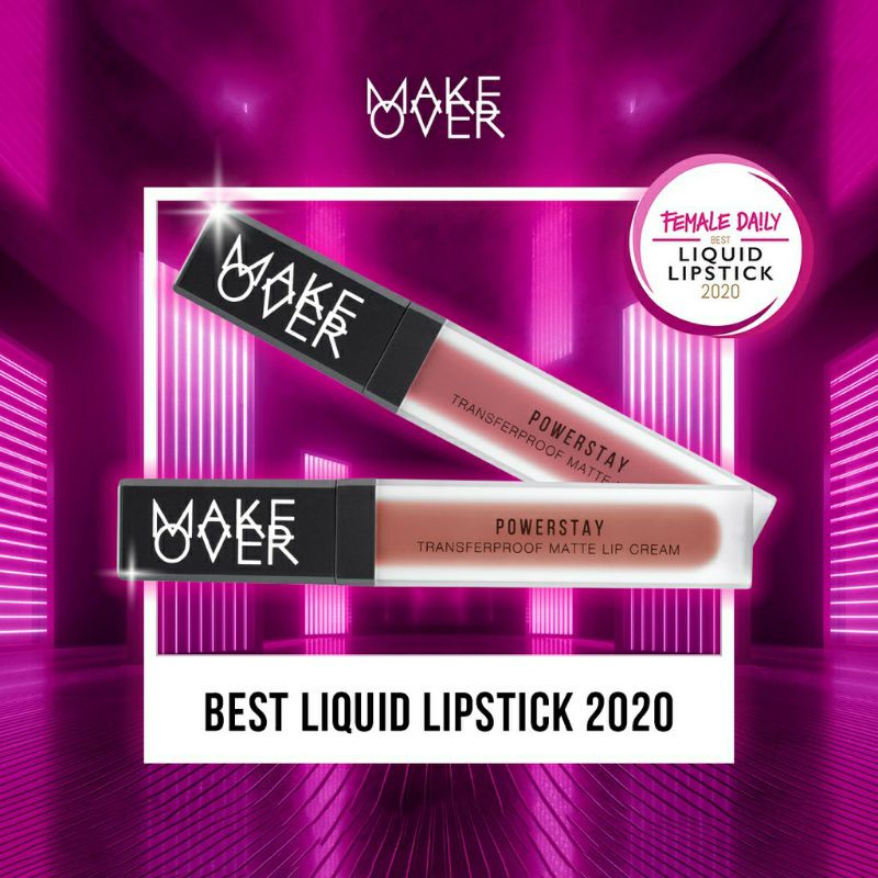 Jual MAKE OVER POWERSTAY TRANSFERPROOF MATTE LIP CREAM 7G | Shopee ...