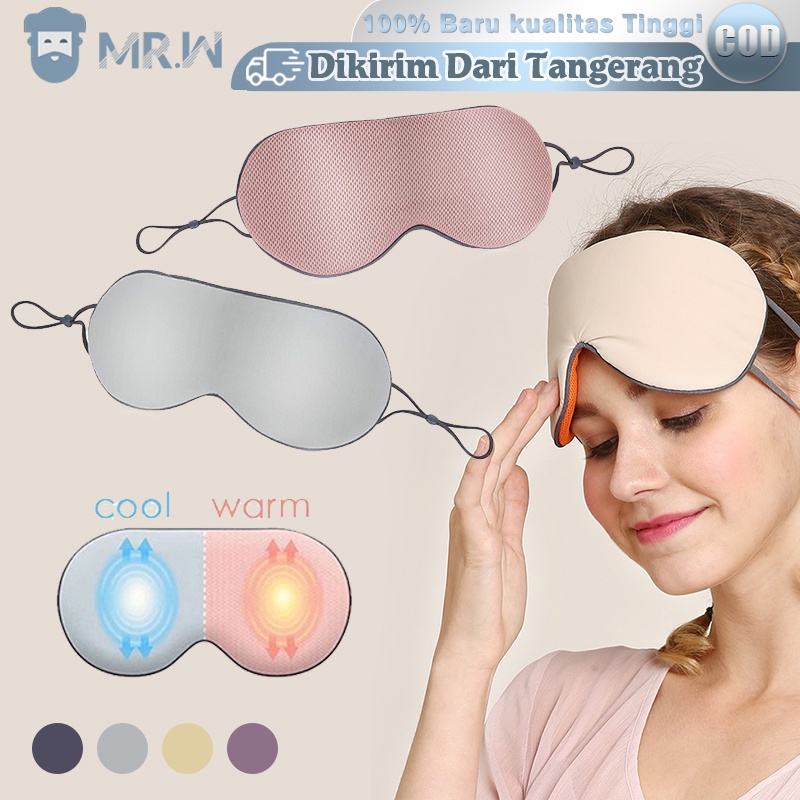 Jual 2 Sisi Masker Mata Tidur/Penutup Mata Double Sided/Warm Dan Cool ...