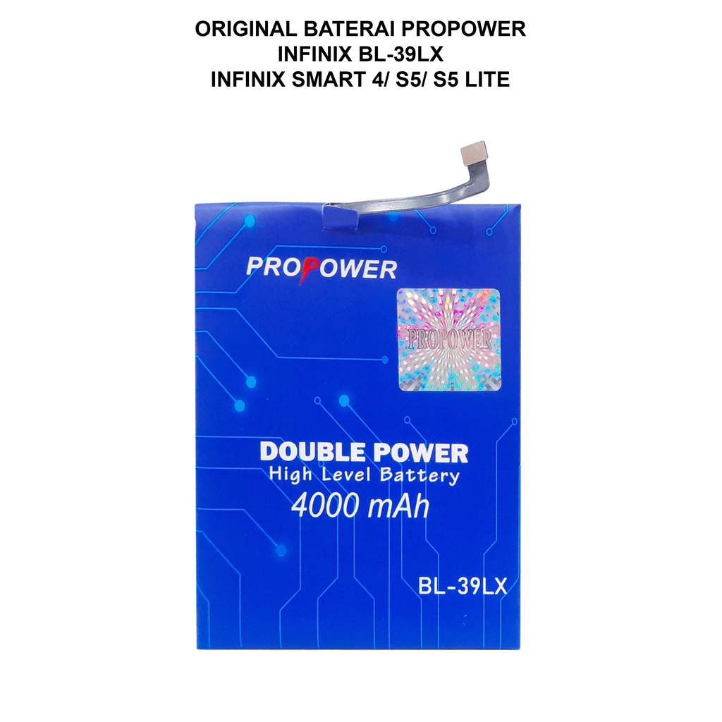 Jual BATTERY PROPOWER BATERAI ORI 100 BL-39LX INFINIX SMART 4 S5 S5 ...