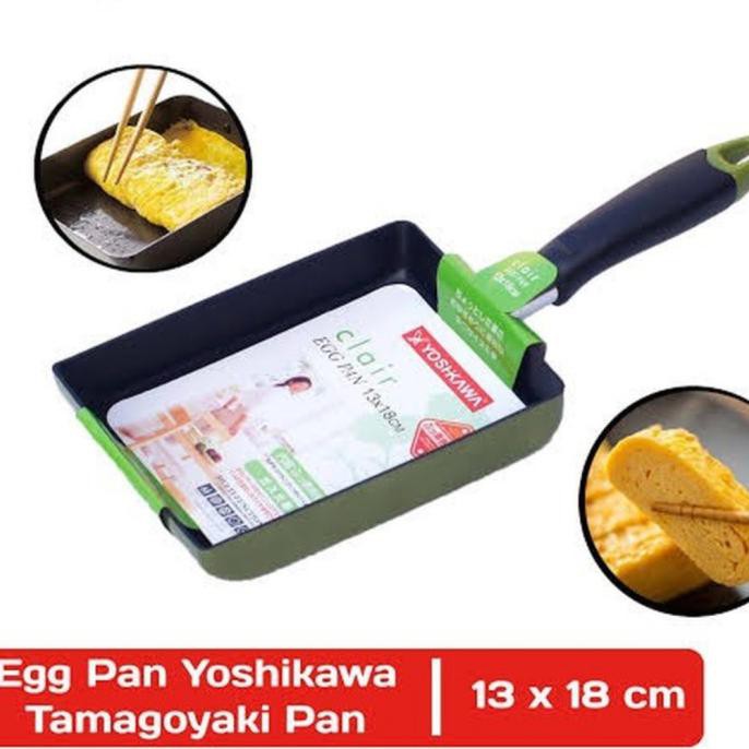 Jual EGG PAN TEFLON PERSEGI OMELETTE KOTAK YOSHIKAWA TAMAGOYAKI TELUR ...