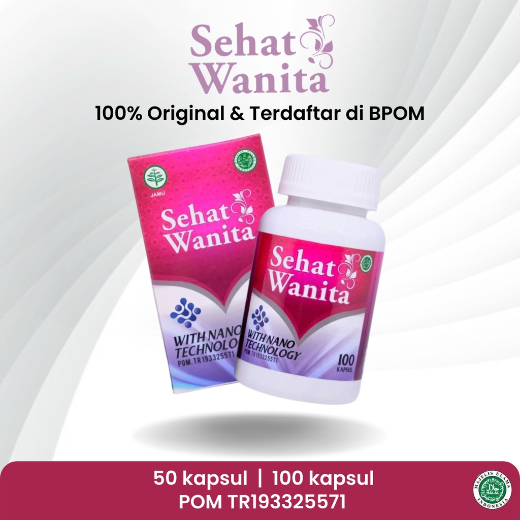 Jual Sehat Wanita Asli 100% Original Obat Herbal Untuk Masalah Kewanitaan Obat Pelancar Haid ...
