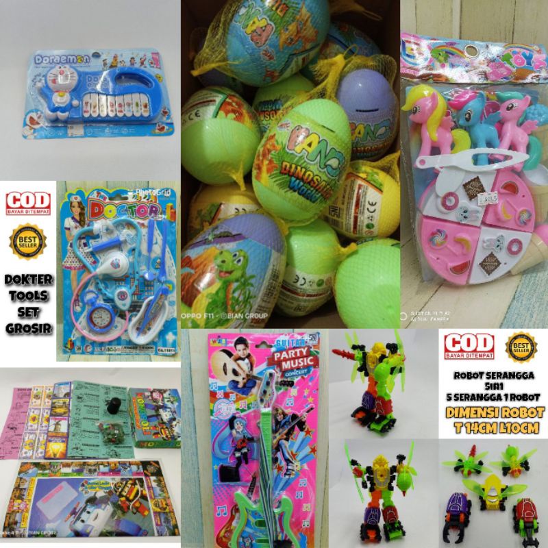 Jual MAINAN ANAK 7in1 SATU PAKET | Shopee Indonesia