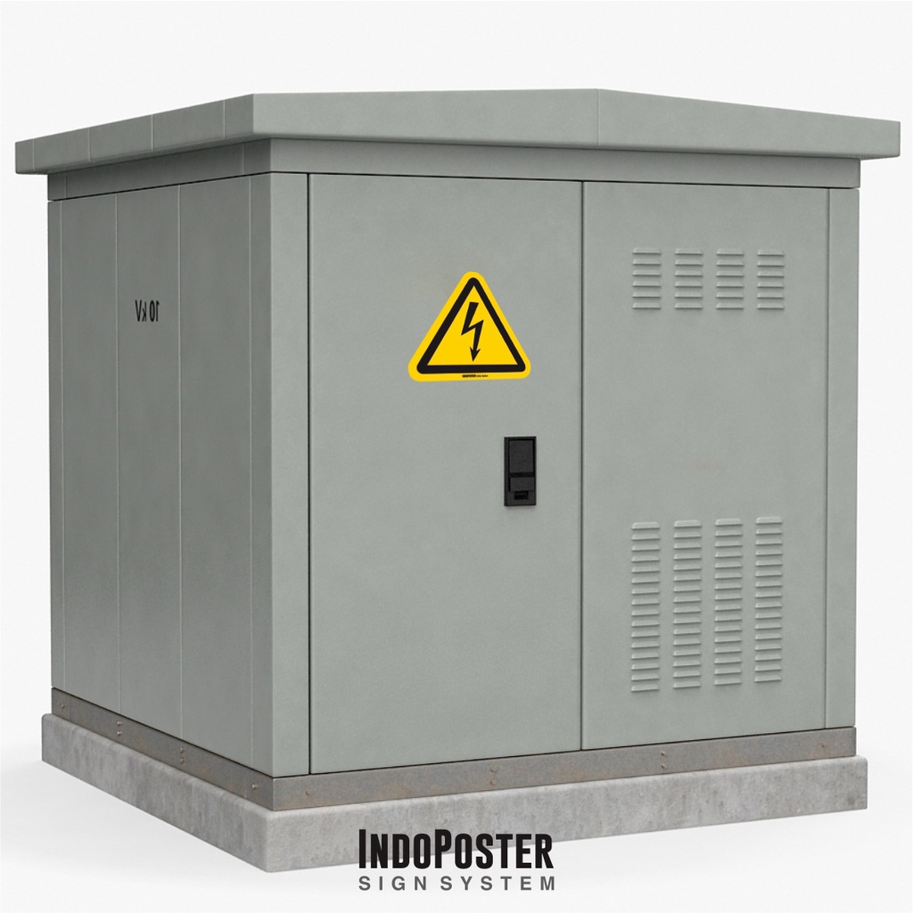 Jual Stiker Safety Sign Rambu K3 Standar ISO 7010 Simbol Listrik ...