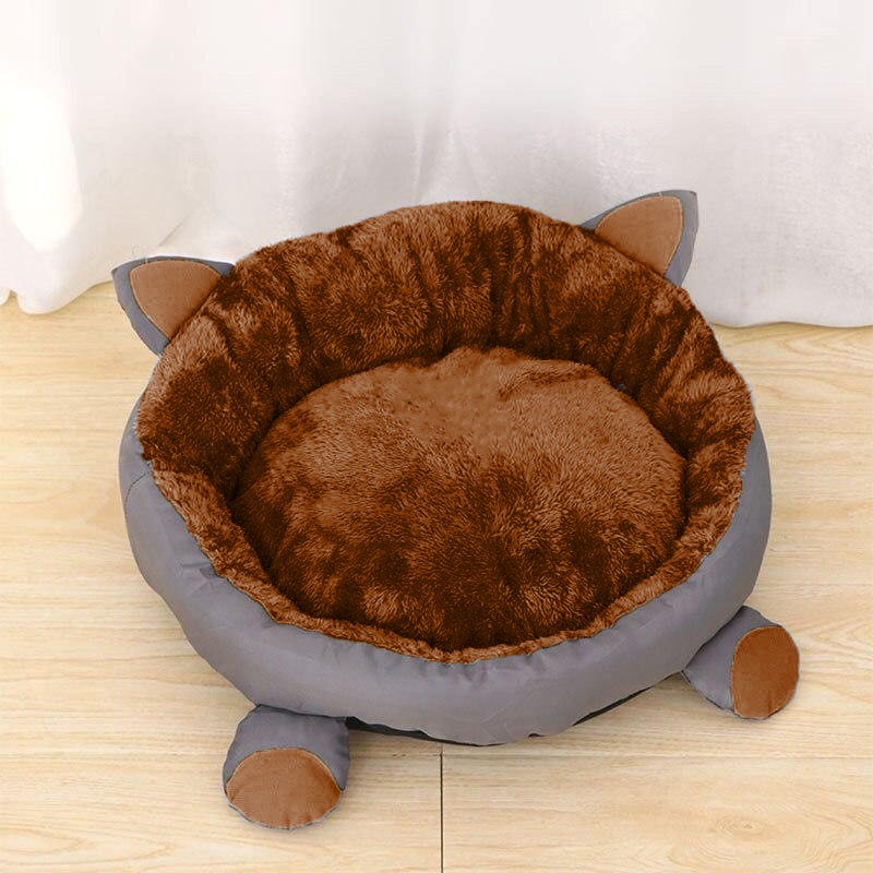 Jual TEMPAT Tidur Kucing Karakter Bulu Lembut Dan Hangat/Kasur Kucing ...