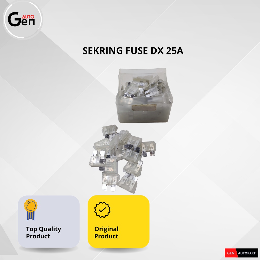 Jual FUSE DX BIG 10A 15A 20A 25A 30A - SEKRING TUSUK / TANCAP BESAR ...