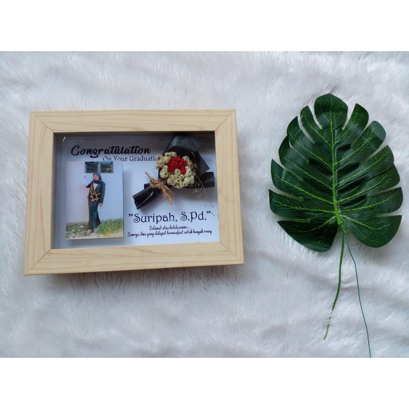 Jual Kado Wisuda, Ulang tahun , wedding, pernikahan Frame 3D Flower ...