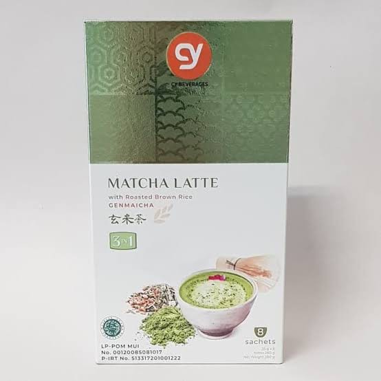 Jual Cy Matcha Latte with Roasted Brown Rice Genmaicha | Shopee Indonesia