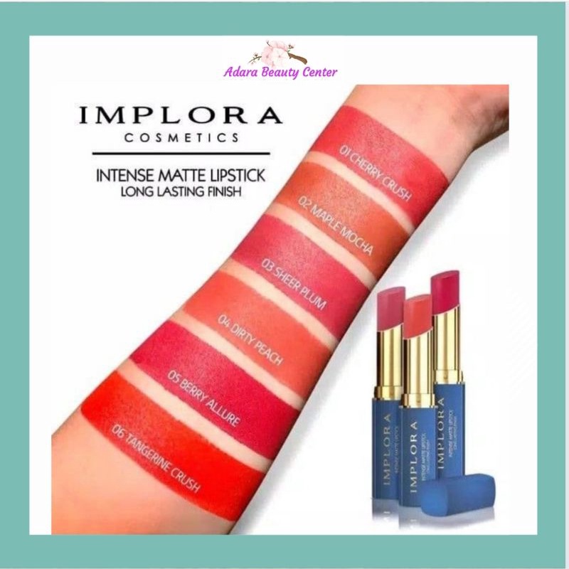 Jual lipstik implora lip matte intense 3,5 gr | Shopee Indonesia
