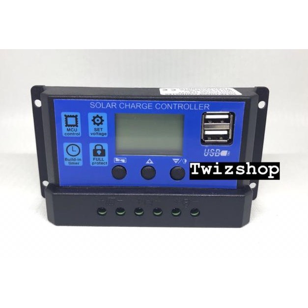 Jual Solar Panel Charge Controller 10A Panel Surya 12V 24V Intelligent ...