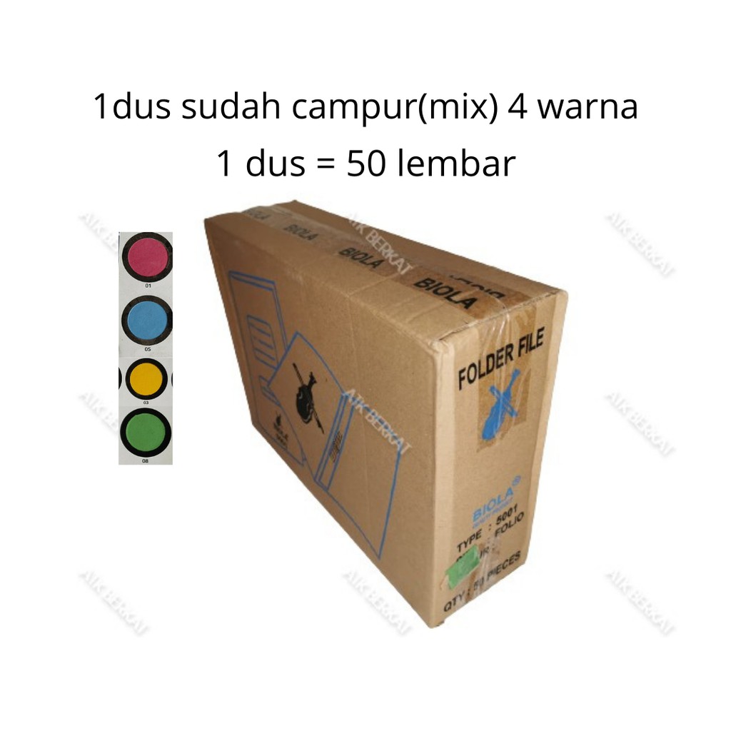 Jual map Biola 5001 snelhecter 1dus mix 4 warna | Shopee Indonesia