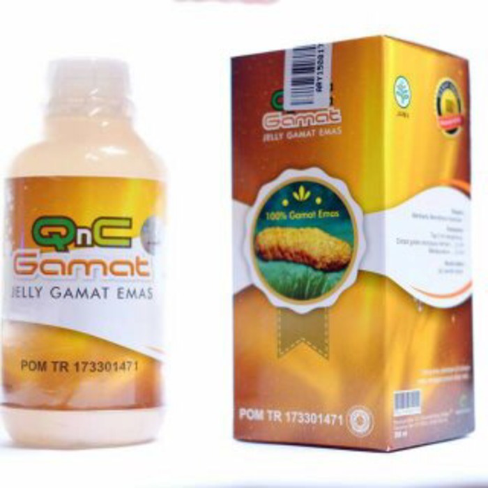 Jual QnC Jelly Gamat Asli 100% ORIGINAL Teripang Emas - Jeli Gamat Gold ...