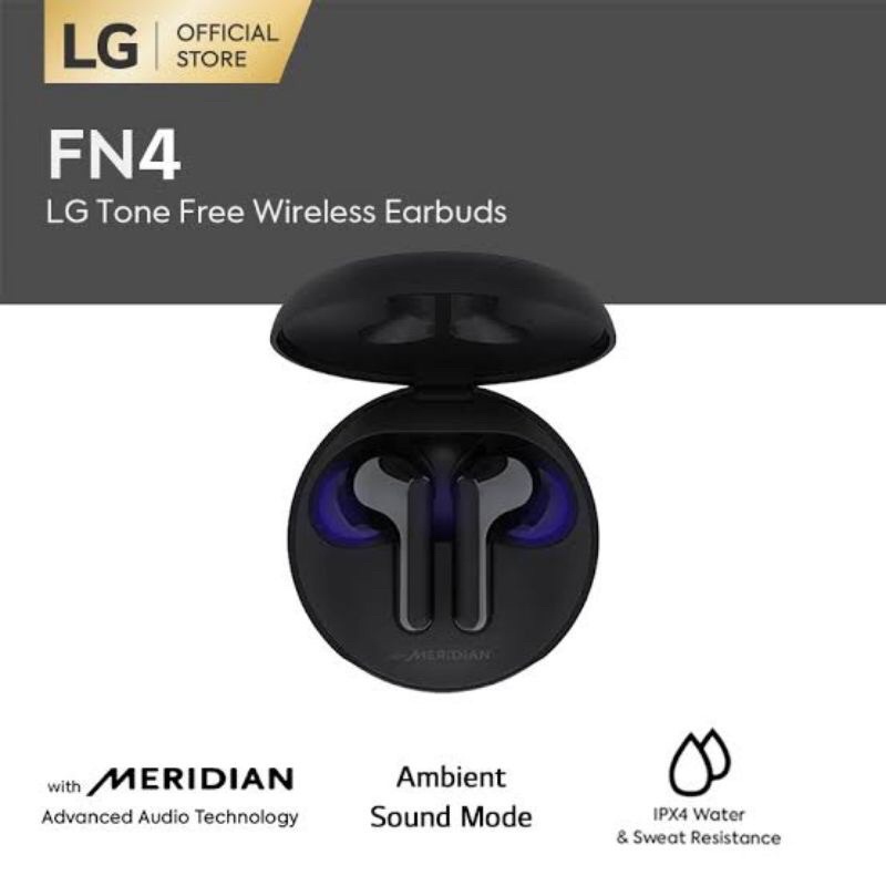 Jual LG Tone Free with Meridian HBS-FN4 / Bluetooth Headset Original | Shopee Indonesia