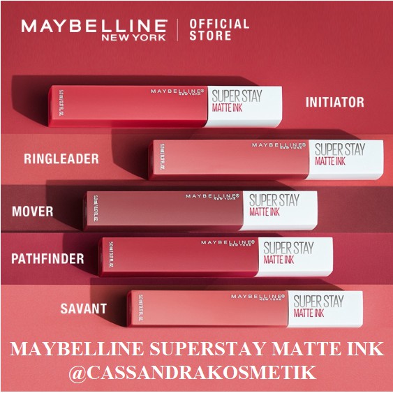 Jual MAYBELLINE SUPERSTAY MATTE INK LIQUID MATTE LIPSTICK MAKE UP - TAHAN LAMA 24 JAM | Shopee ...