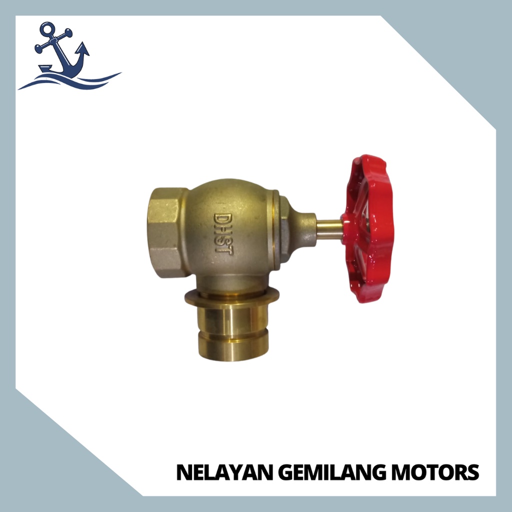 Jual 1 1/2" Inch Fire Hydrant Valve - kran pemadam/kran Kuningan ...